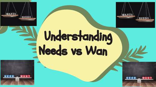 Needs and Wants Activities Packet | Financial Literacy & Life Skills | SPED