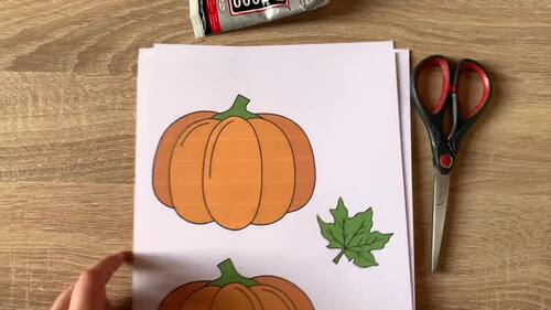 Fall Activities, Memory Game, Coloring Pages + 3D Pumpkin Craft ...