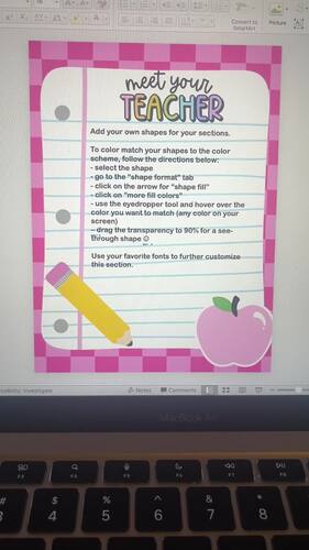 Editable Meet the Teacher Template Bright Pastel | meet your teacher ...
