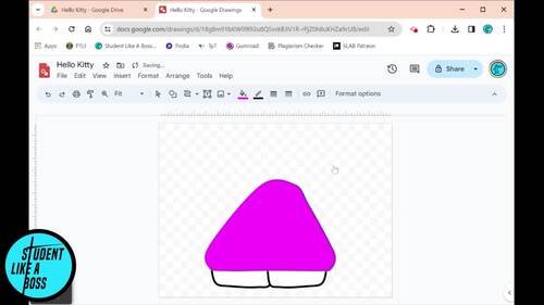 Create a Hello Kitty Design: Advanced STEAM Digital Art Google Drawings ...