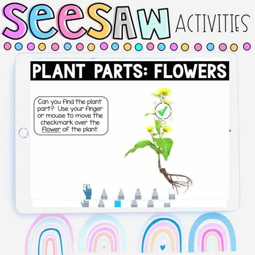 Seesaw Digital Learning Plants Science and Literacy Digital Activities