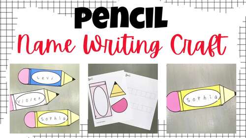 Back to School Pencil Craft by Create 25 Printables | TPT