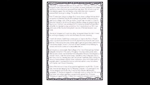 Identifying the Central Idea of Steve Job's Commencement Address Lit ...