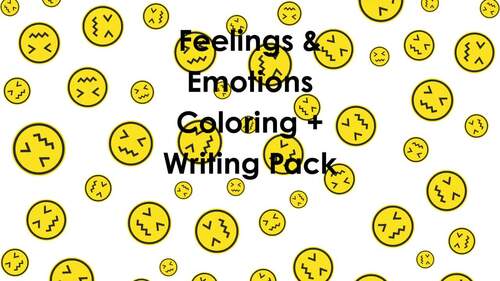 Feelings and Emotions | Writing Prompts by SMART TEACHERS 99 | TPT
