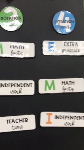 Math Center Labels/Math Rotation Labels/Math Station Labels | TPT