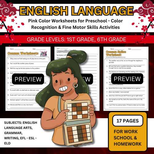 Complete Punctuation & Grammar Worksheets - Commas Quotation Marks ...