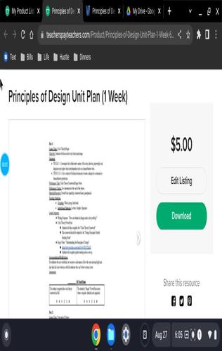 Principles of Design Unit Plan by The Drama GOAT | TPT