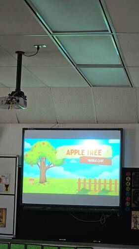 Treble Clef Note Interactive Apple Tree Elementary Music Activity Fall Game