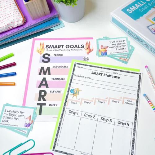 Goal Setting 6 Week Small Group Counseling by The Counseling Teacher Brandy