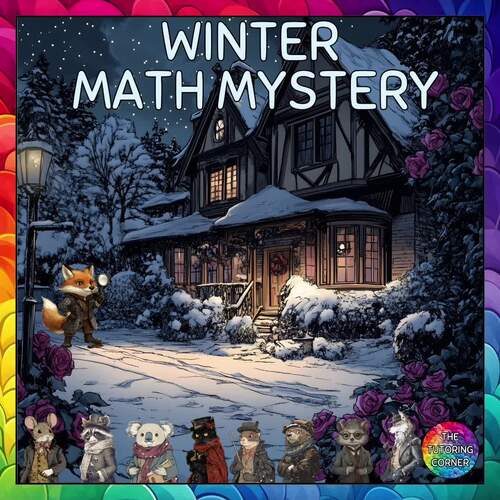 Winter Math Mystery | 1st Grade | Winter Activities | New Year Game ...