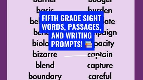 Special Ed | Level 5 Fifth Grade Reading and Writing Bundle | TPT
