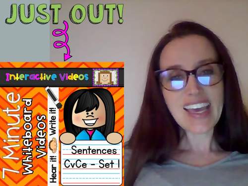7 Minute Whiteboard Videos - Hear it! Write it! Sentences - Set 2