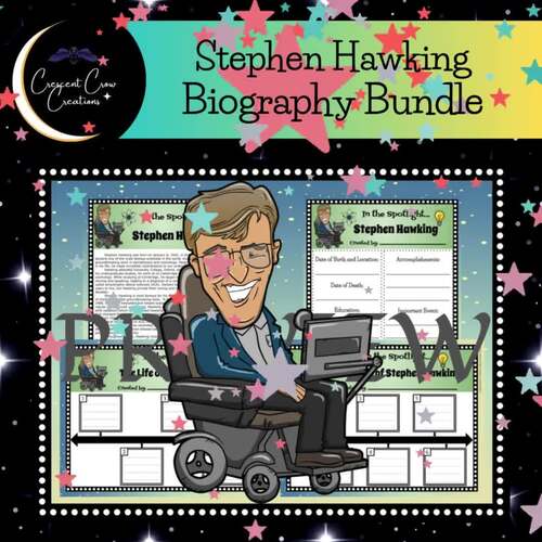 Scientist & Inventor Stephen Hawking Biography Bundle | TPT