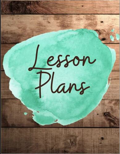 Editable Undated Printable Lesson Planner with Binder Covers by Kat John
