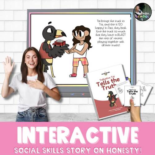 Honesty Lesson Social Story for Self-Regulation Small Group Special ...