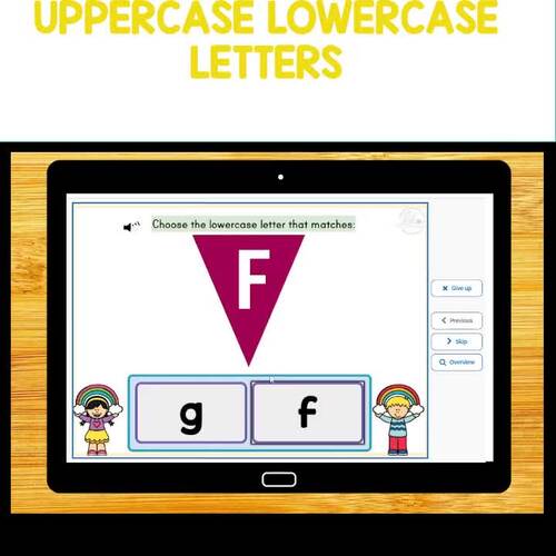 Letter Matching Uppercase And Lowercase - Alphabet Boom Cards | TPT