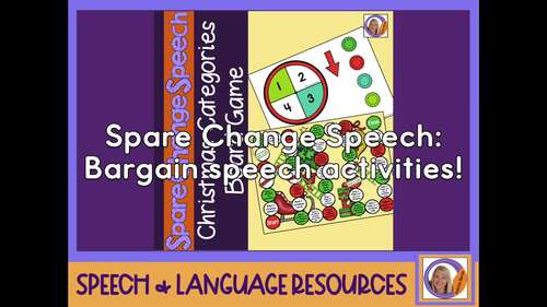 Spare Change Speech: Christmas Categories Board Game by Katrina Bevan