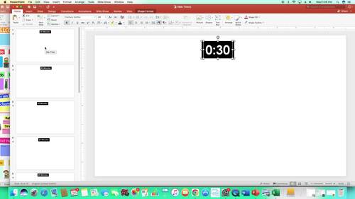 PowerPoint Visual Minute Timers | Commercial Use | TPT