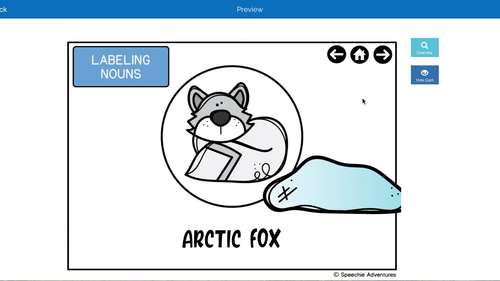 Polar Animals Language Unit Boom Cards™ by Speechie Adventures | TpT