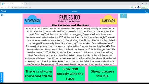 Theme Quiz Show Boom Cards by Hands on Learning LLC | TPT