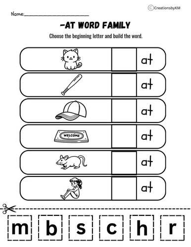 CVC Word Family Activities Bundle | Phonics for Pre-K & Kindergarten