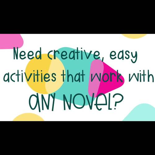 Graphic Organizers for Any Novel | Graphic Organizers for Literary Analysis