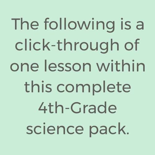 4th Fourth Grade Science Year Long NGSS Science in a Nutshell Digital ...
