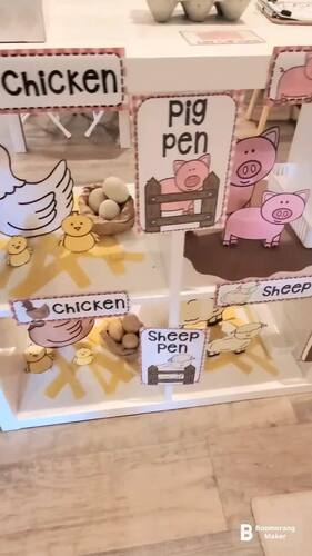 Farm Dramatic Play by The Blissful Preschool | TPT