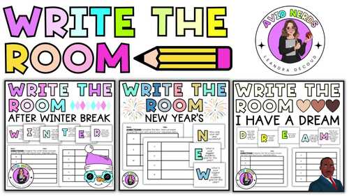 AVID Write the Room Activities & Recording Sheets Bundle by AVID Nerds