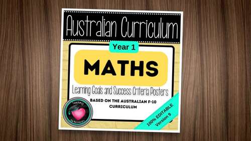 V9 MATHS Year 1 Learning goals/Intentions & Success Criteria - 100% ...