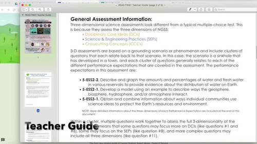 5th Grade NGSS Earth Systems Unit Assessment or Review by Juli Cannon ...
