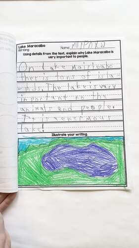 Benchmark Advance First Grade Small Group Reader | Lake Maracaibo | Unit 7