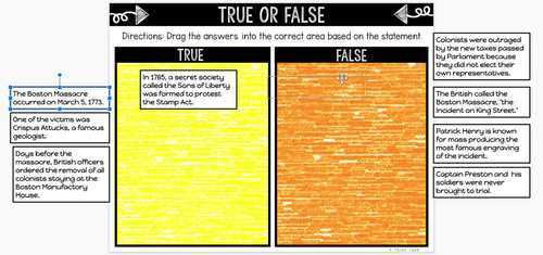 Boston Massacre DIGITAL Interactive Notebook | American Revolution