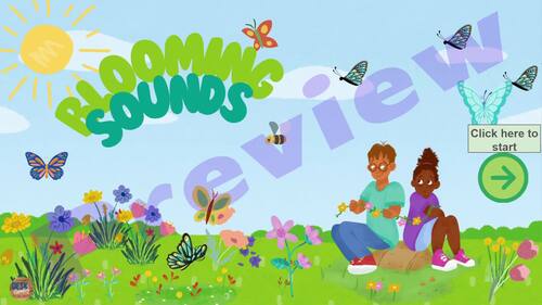 Spring CVC Practice- Digital Game (Google Slides) SPRING THEMED | TPT