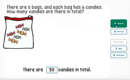 3rd Grade Multiplication and Division Word Problems Boom Cards 3.OA.A.3