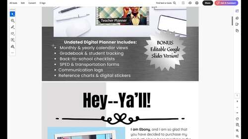 The Ultimate Digital Teacher Planner--II (Undated) | TPT