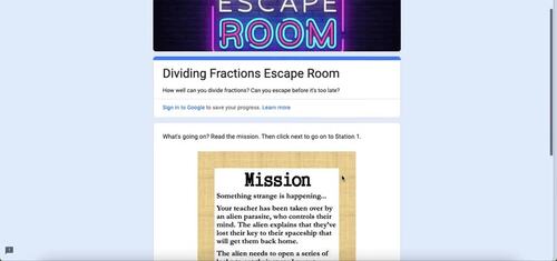 Dividing Fractions Escape Room (Digital or Paper) by Reincke's ...