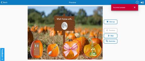 Pumpkin Patch Rhyming Boom Cards by The Creative Critter | TPT