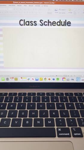 Back to School Night Presentation | Editable | Rainbow Theme | TPT