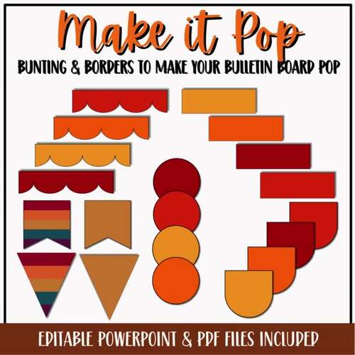 Thankful, Grateful, Blessed Bulletin Board Kit | Fall Classroom Decor Kit