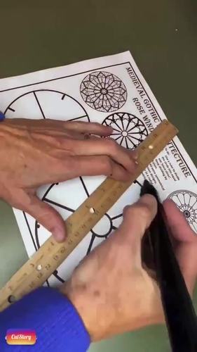 Design a Radial Rose Window Inspired by Gothic Architecture from the ...