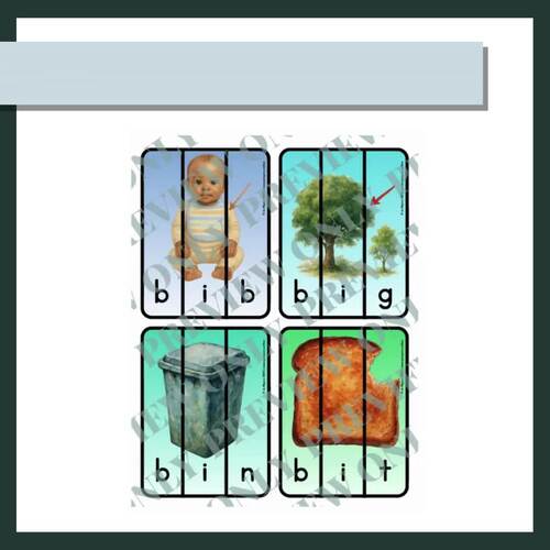 FREE | 24 Unique CVC Word Puzzles | Short Vowel /i/ | CVC puzzle ...