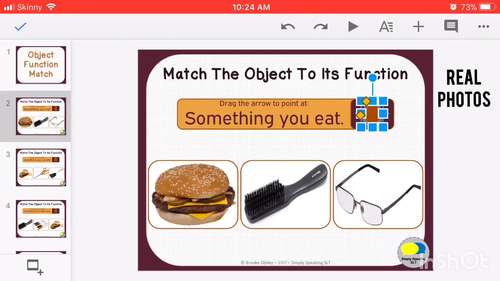 No Print Object Function Task Cards for Google Slides by Simply ...