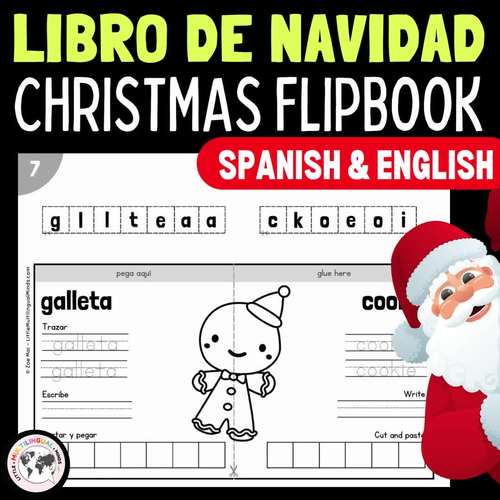Navidad Spanish Christmas: Christmas Flip Book in Spanish-English ...