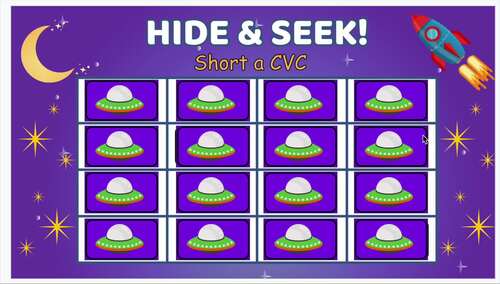 Space Search! | Digital Phonics Game | CVC by Teaching Marvelous Minds