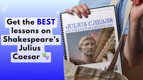 Julius Caesar UNIT BUNDLE: Workbooks, Lessons, Activities, Writing ...