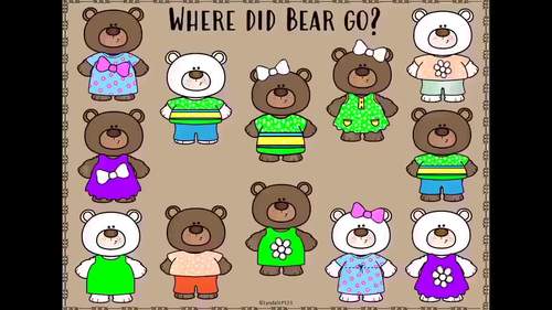 Interactive PowerPoint Describing Bears Making Inferences Distance Learning