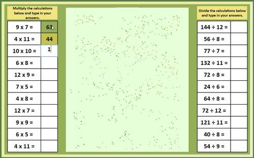 Mystery Digital Pixel Art NO PREP - Butterflies Multiplication/Division ...