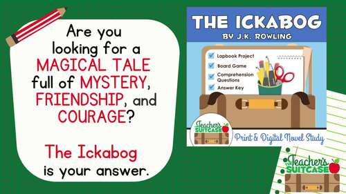 The Ickabog by J.K. Rowling {Novel Study & Lapbook} PRINT & DIGITAL