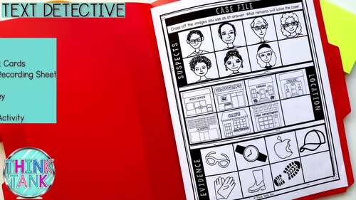 Pi Day Text Marking Detective Mystery - Reading Passage - March Activity